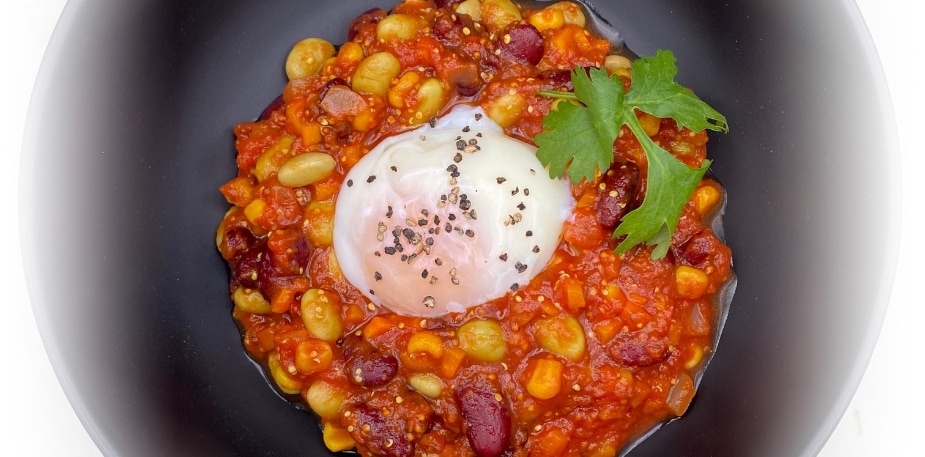 Édamame, haricots rouges, sauce aigre douce - Recette